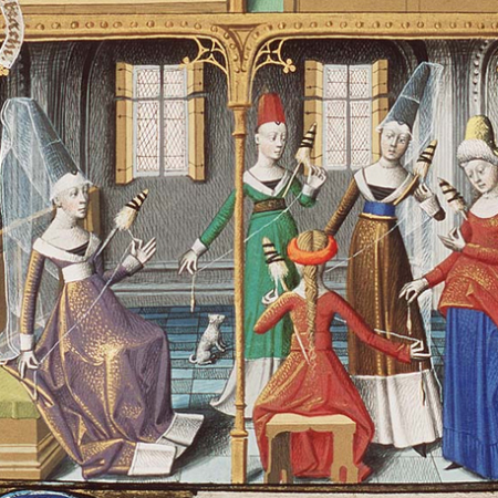 A woman’s work was never done: spinning in medieval art – PLY Magazine